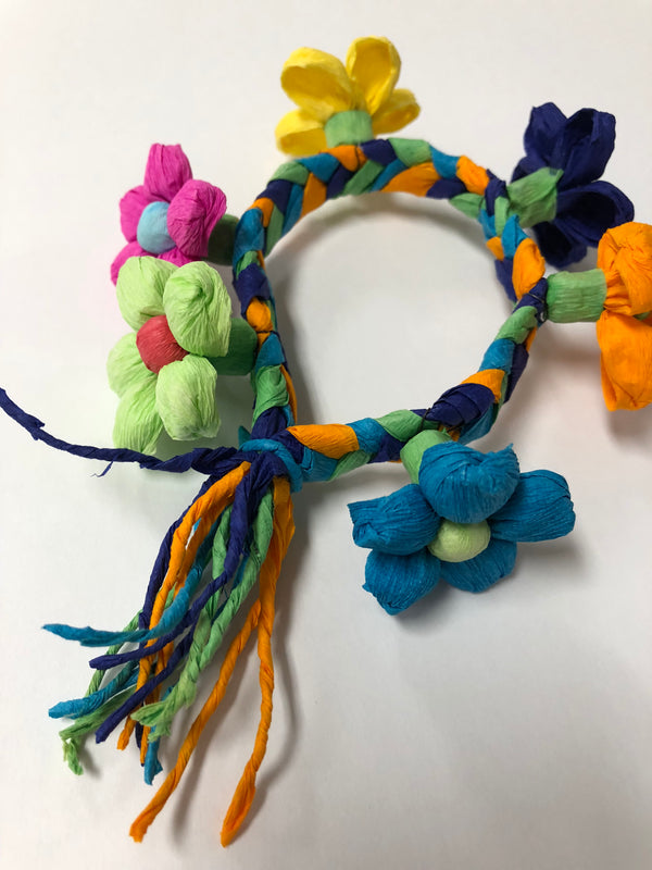 Fiesta Paper Flower Bracelets | Sweet Floral Bracelet - Bonnie Harms ...