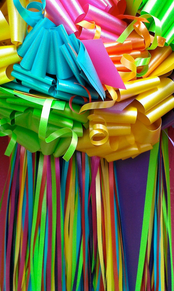 Fiesta Ribbon Wreath - Bonnie Harms Designs